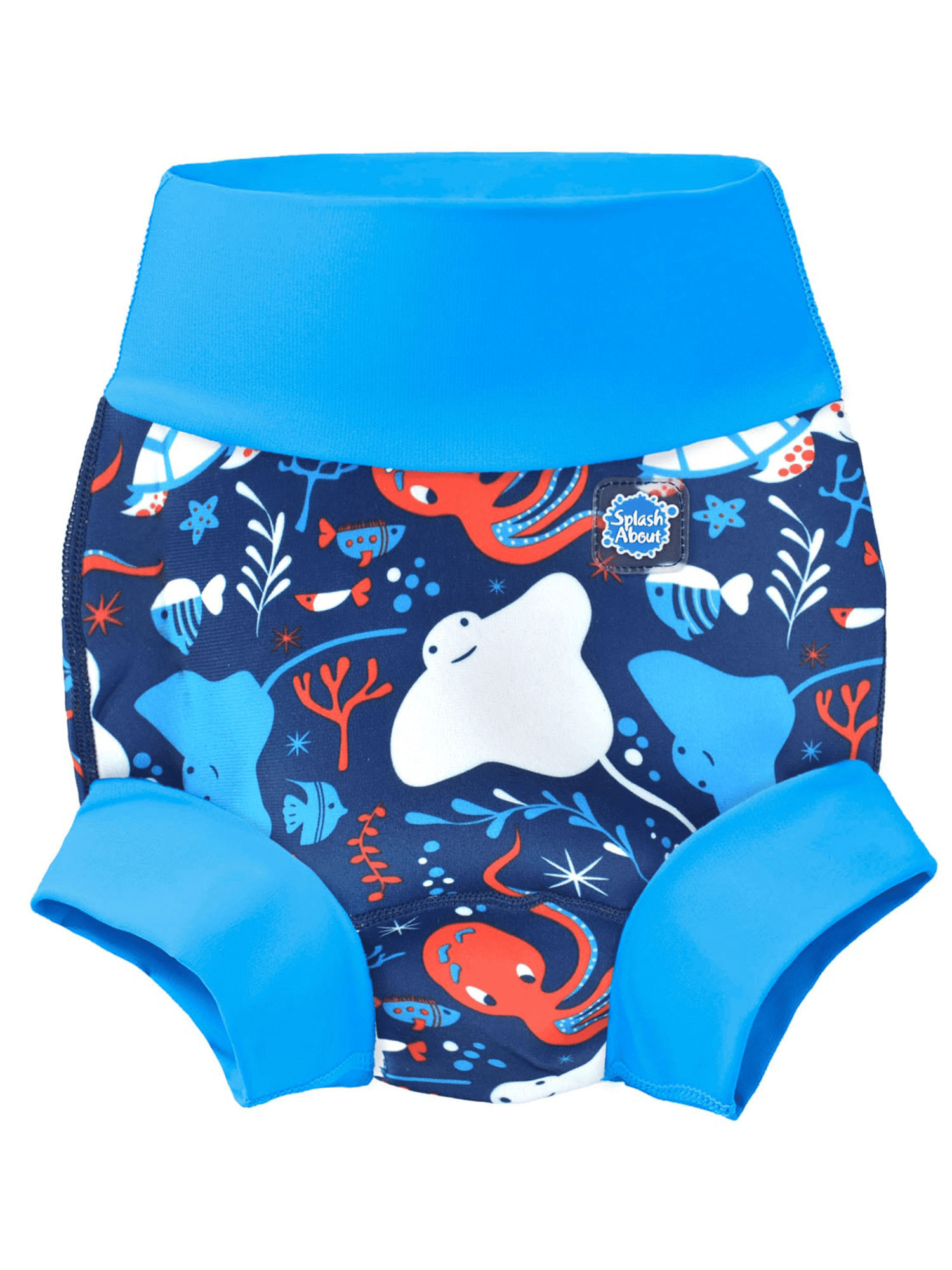 Splash About Happy Nappy Reusable Swim Diaper, Under The Sea, 6-12 ...