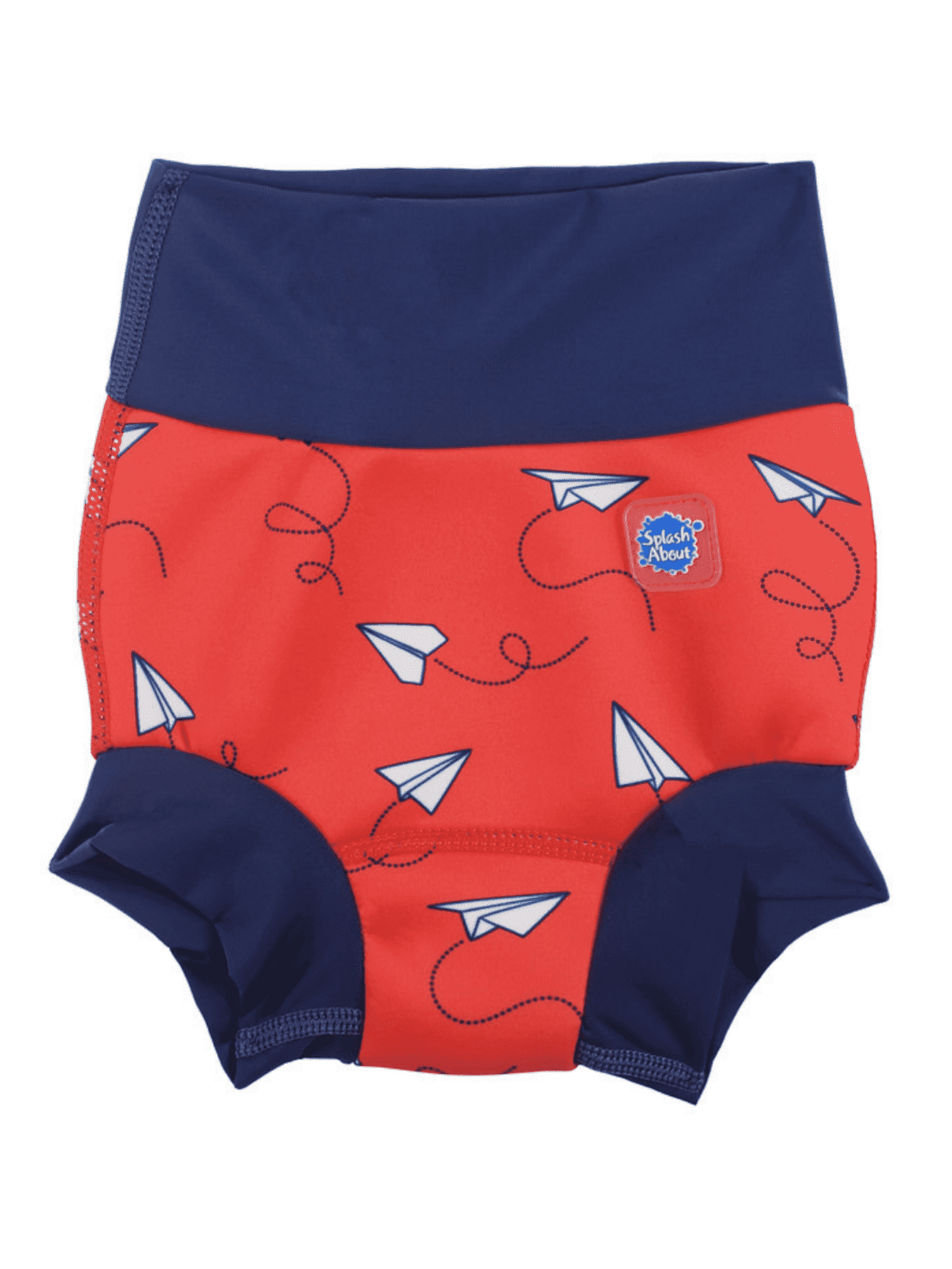Splash About Boy's Happy Nappy™ Reusable Swim Diaper Paper Planes Red ...