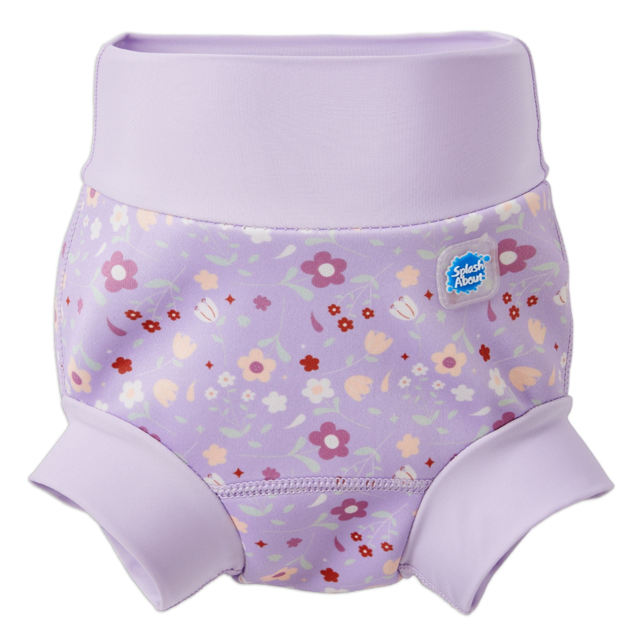 Splash About Girl's Happy Nappy Cloth Swim Diaper, Lilac Spring, 6-12 ...