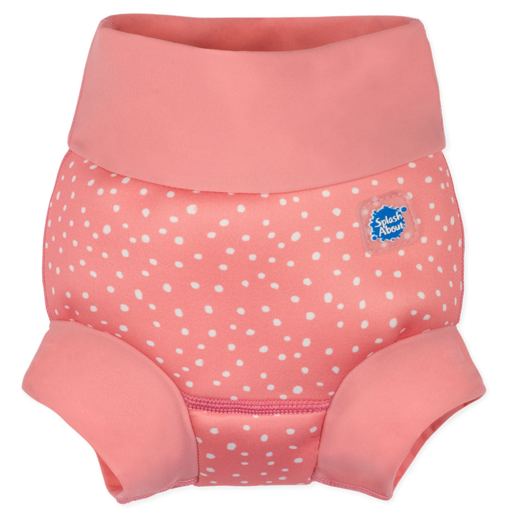 Splash About Girl's Happy Nappy™ Reusable Swim Diaper, Pink Dotty, 3-6 ...