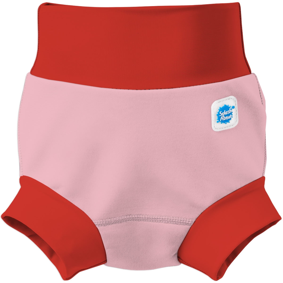 Splash About Happy Nappy Duo Swim Diaper, Pink/Red, 12-24 Months ...