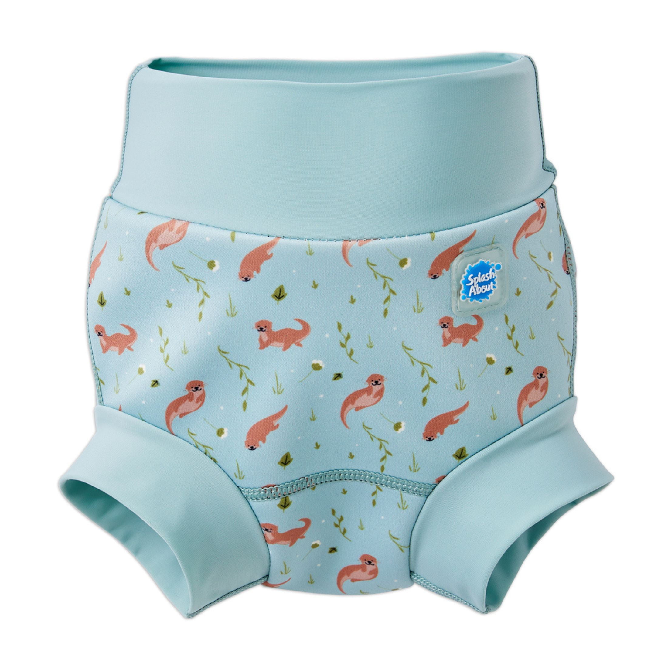 Splash About Happy Nappy Duo™ Reusable Swim Diaper, Playful Otters, 12 ...