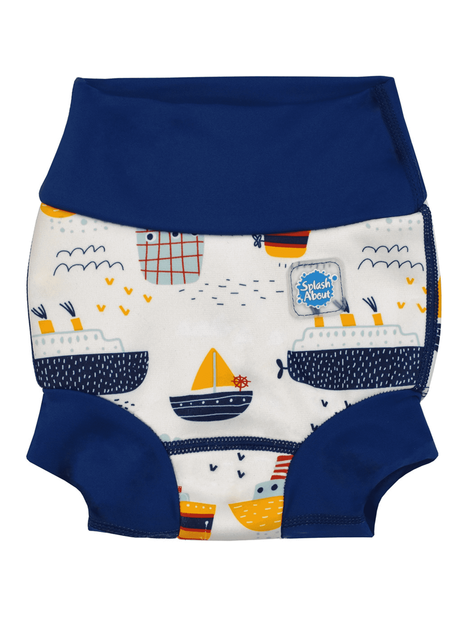 Splash About Happy Nappy Duo™ Reusable Swim Diaper, Tug Boats, 6-12 ...