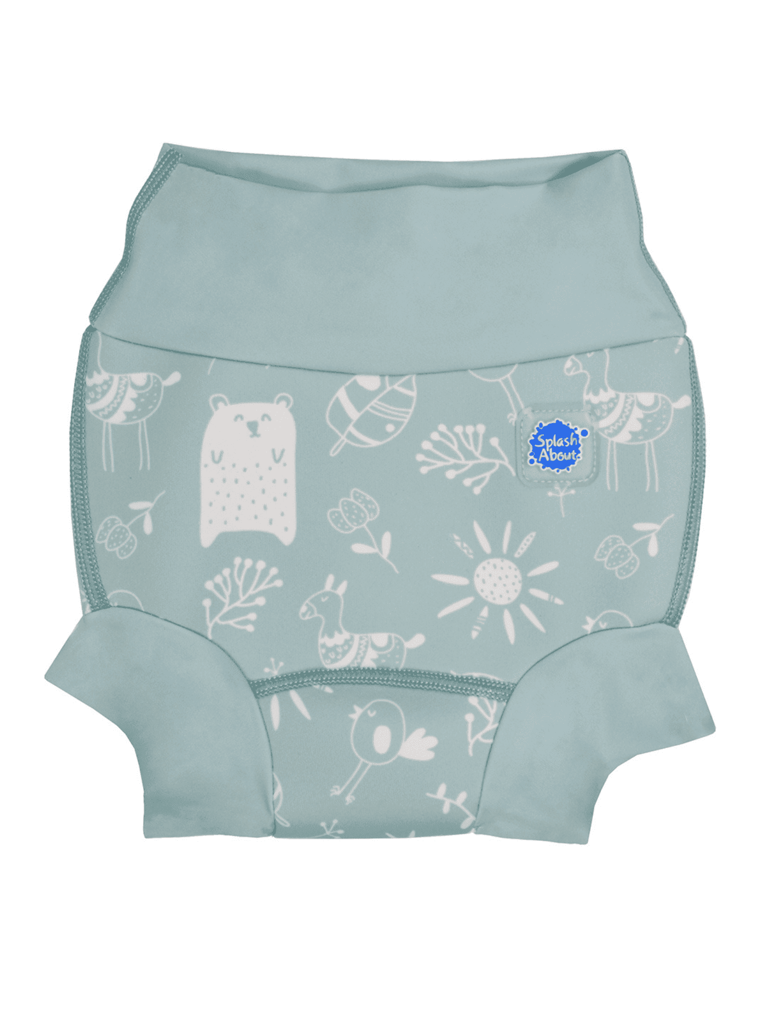 Splash About Happy Nappy Reusable Swim Diaper, Sunny Bear, 6-12 Months ...