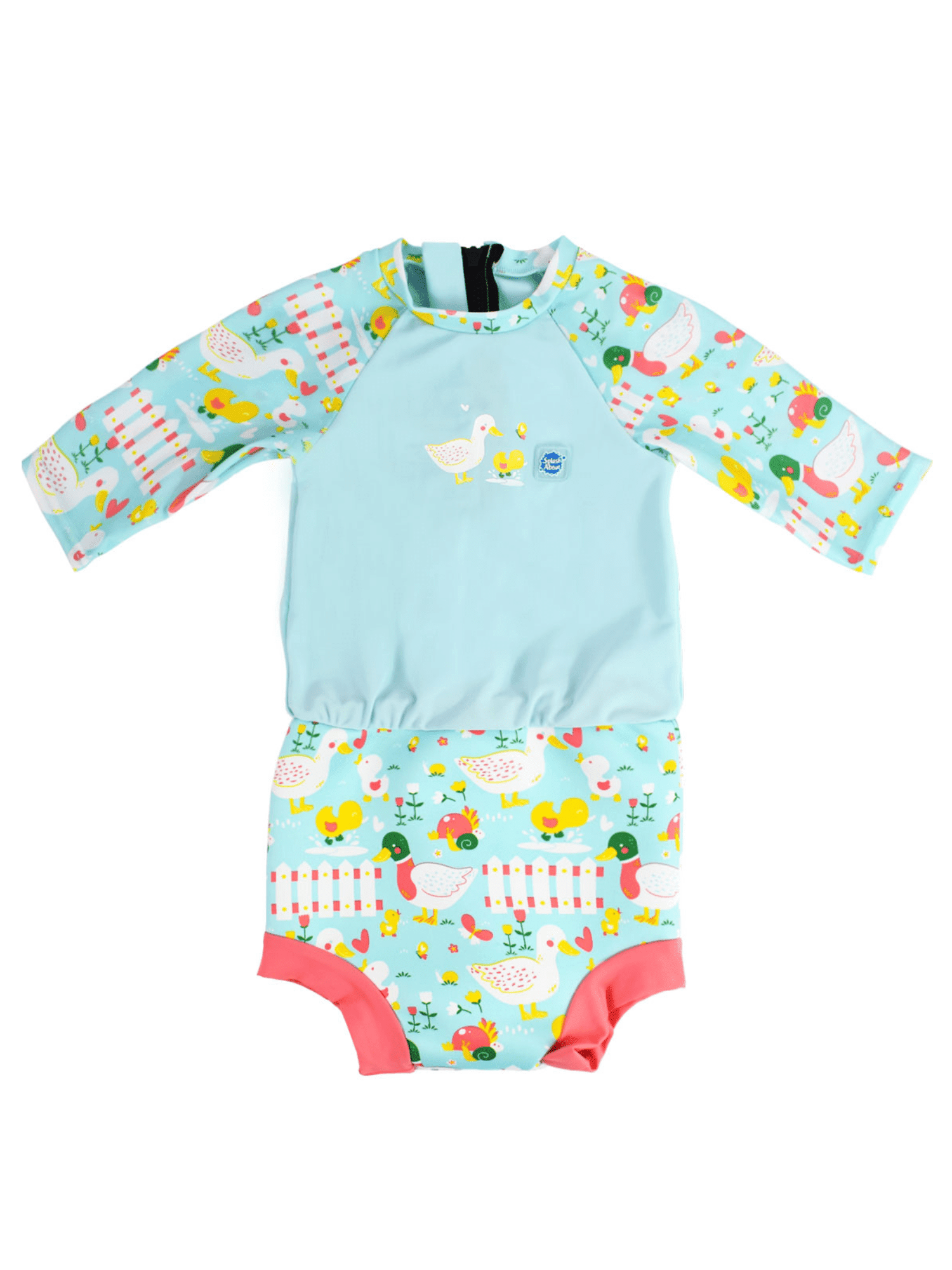Splash About Happy Nappy Sunsuit, Little Ducks, 6-14 Months - Walmart.com