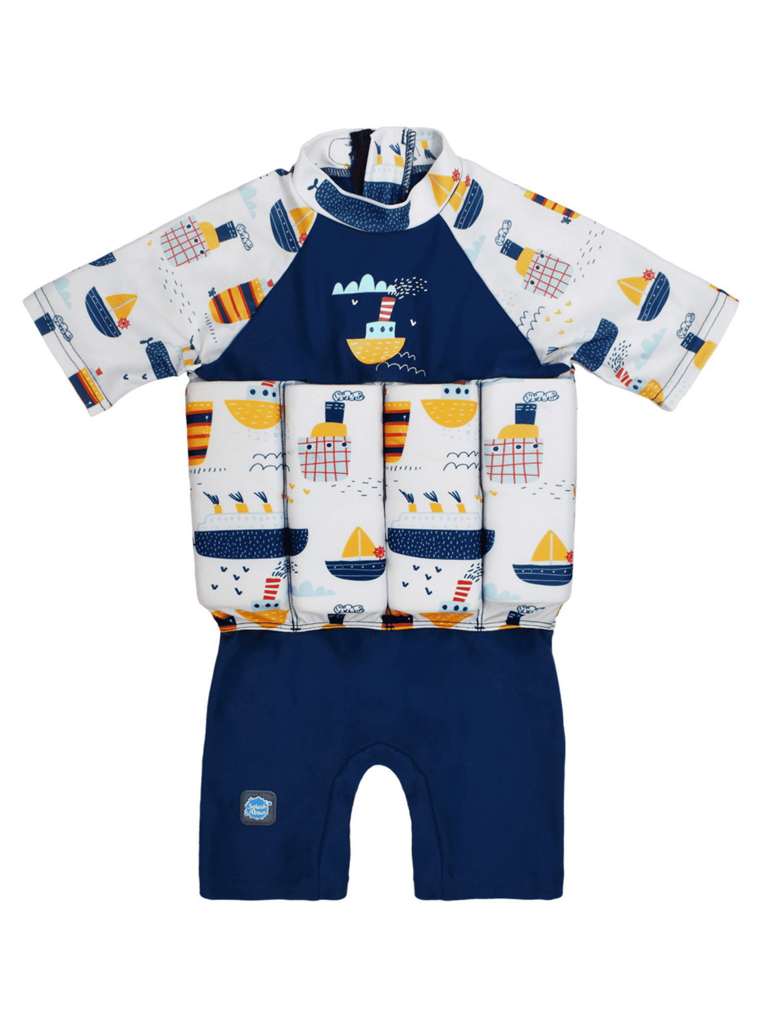 Splash About Kids Sleeved Floatsuit, Tug Boats, 2-4 Years - Walmart.com