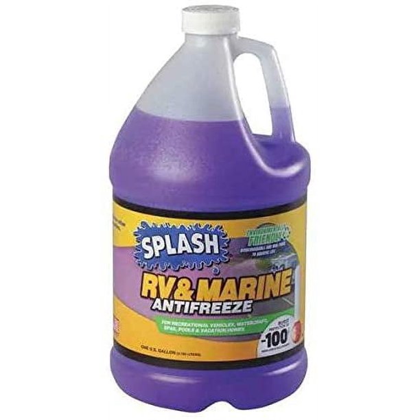 Splash Antifreeze Coolant, 1 gal, RTU (Premium RV/Marine Antifreeze ...