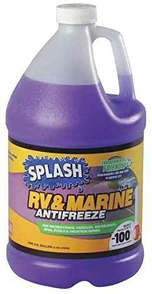 Splash Premium RV/Marine Antifreeze Coolant, Non-Toxic, 1 Gallon for ...