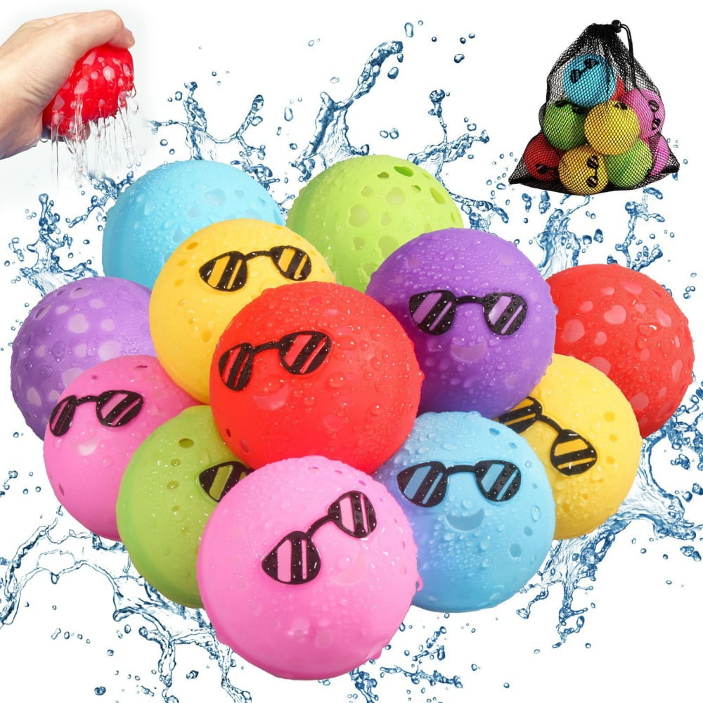 Splash Ball , Reusable Water Balloons, Water Balloons, Silica Water ...