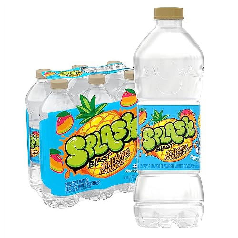 Splash Blast, Pineapple Mango Flavor Water Beverage, 16.9 FL OZ Plastic ...