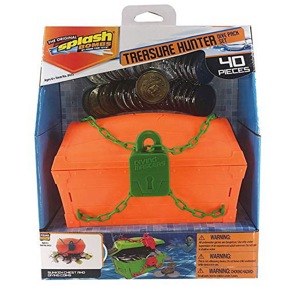 Splash Bombs Treasure Chest Pool Diving Toy (8435) - Walmart.com