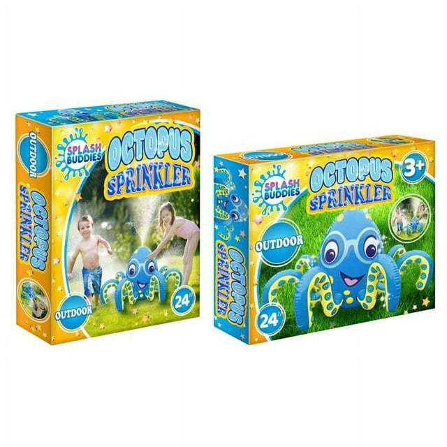 Splash Buddies BH53280 Inflatable Sprinkler Kids Octopus Toys, Blue ...