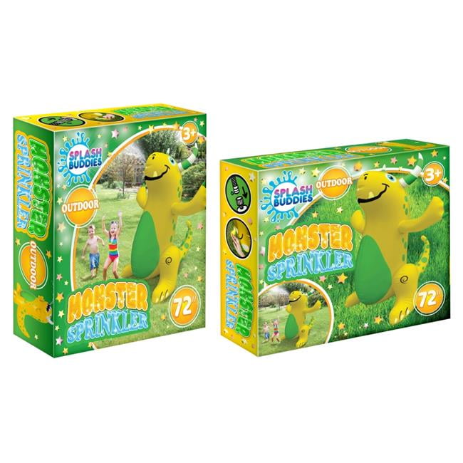 Splash Buddies BH53295 Inflatable Sprinkler Kids Monster Toys, Yellow ...