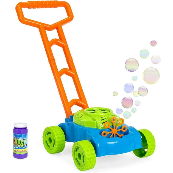 Kids Toy Lawn Mowers in Bright Colors for Outdoor and Indoor Play