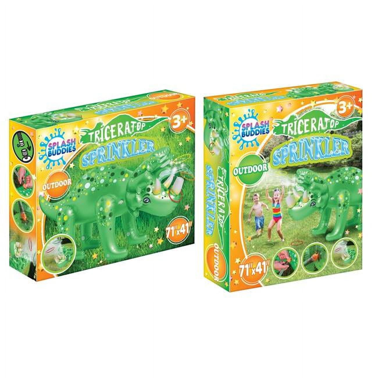Splash Buddies Inflatable Sprinkler Kids Triceratops Toys - Walmart.com