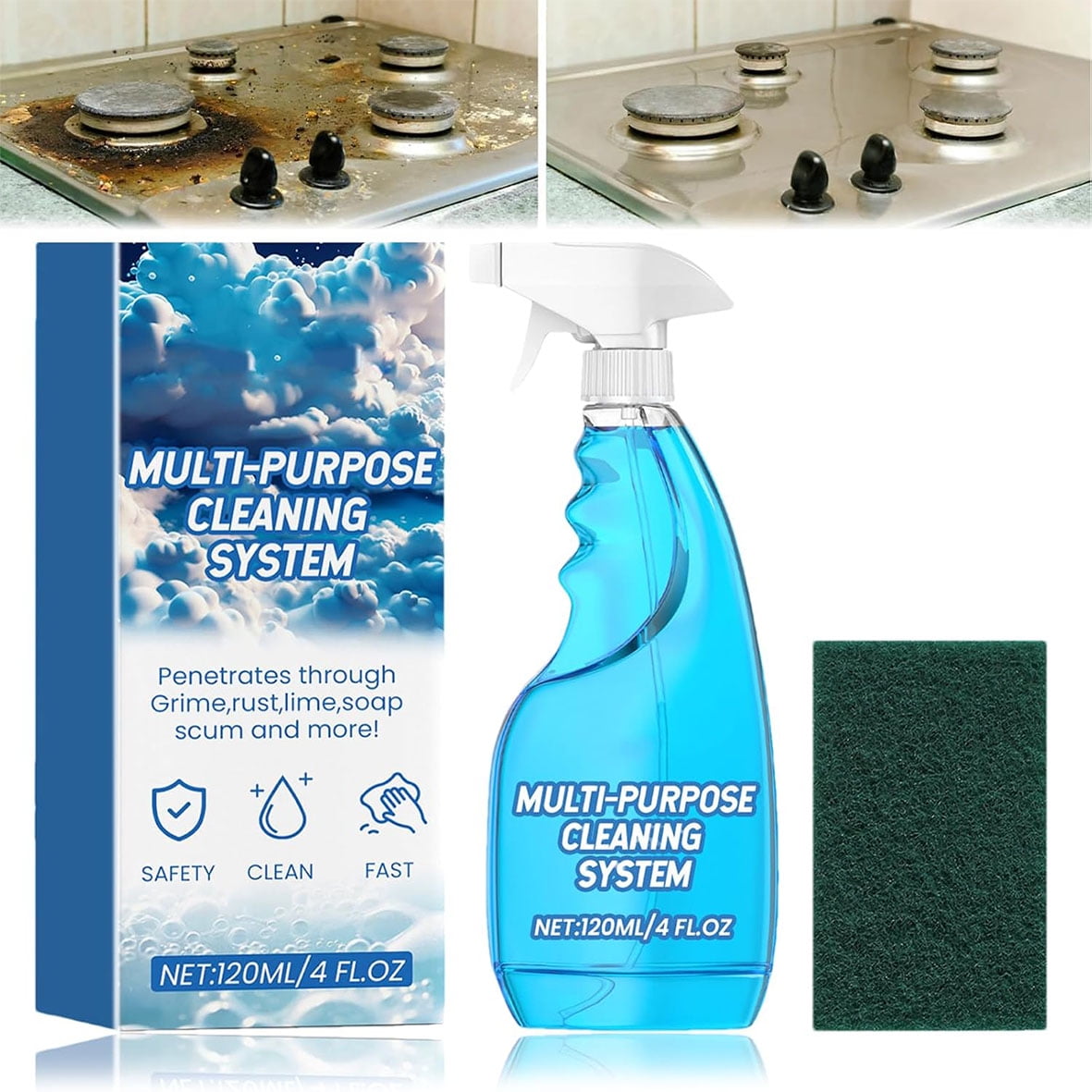 Splash Foam Spray Tablets & Spray Bottle, Splash Foam Spray All Purpose ...