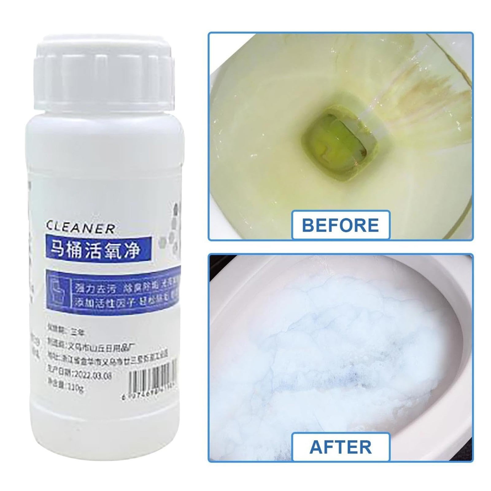 Splash Foam Toilet Cleaner Foam Powder Natural Toilet Splash Cleaner ...