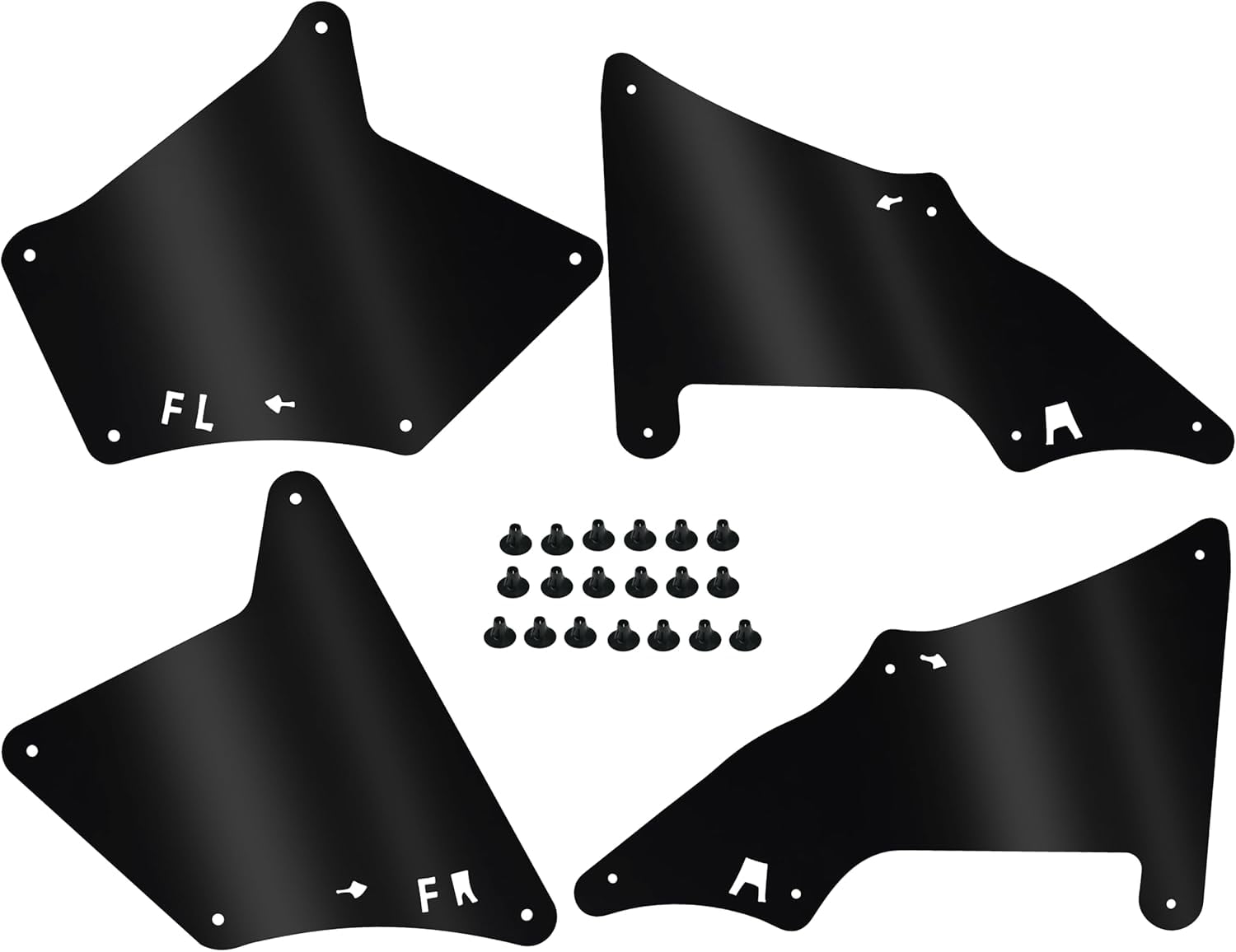 Splash Guards Fender Liner Shield Compatible with 2003-2022 Toyota 4 ...