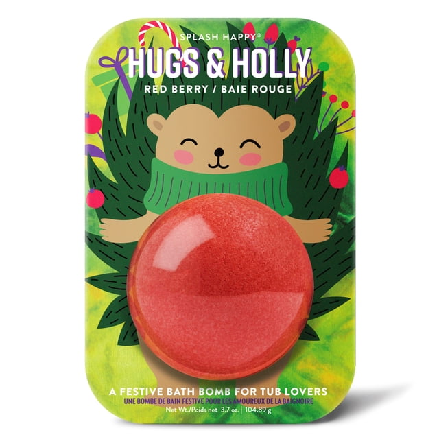 Splash Happy Hugs & Holly Bath Bomb, 3.7oz - Walmart.com