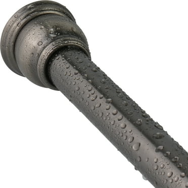 Design House Adjustable Shower Rod 43"-72", Brushed Nickel - Walmart.com