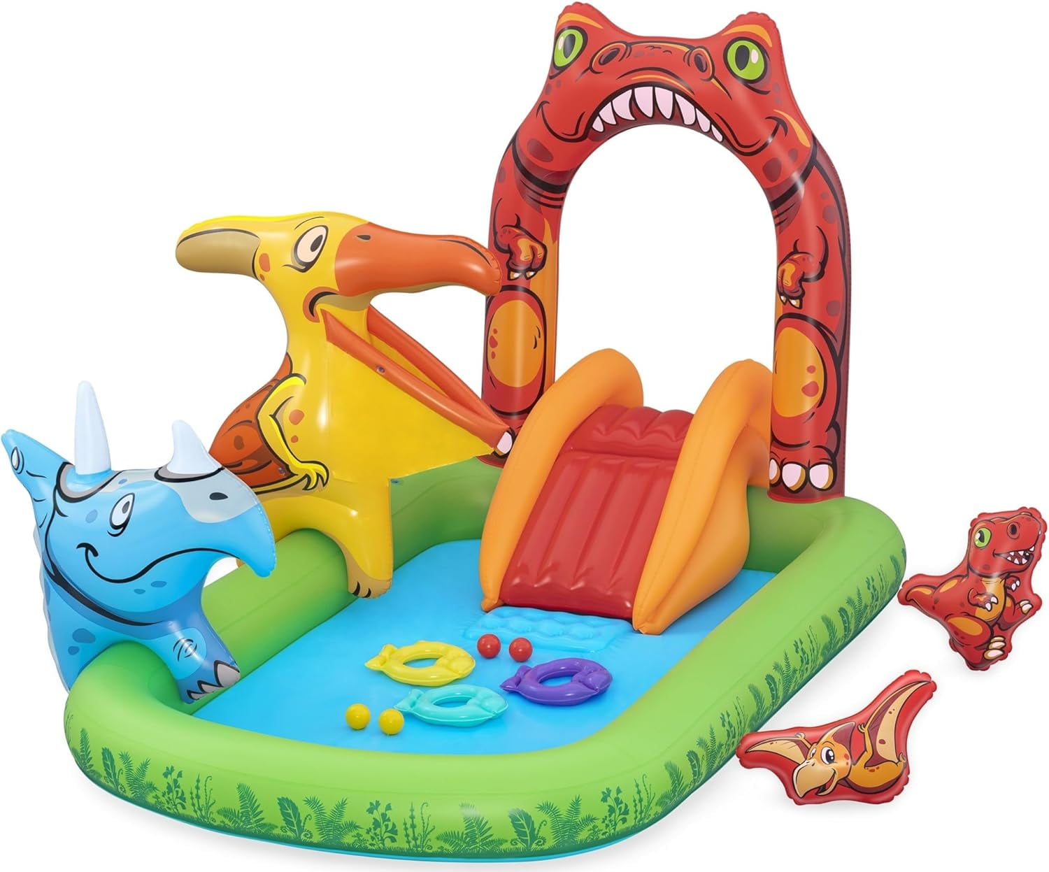 Splash Kids Inflatable Water Play Center (7'11" x 55" x 54") | Outdoor ...