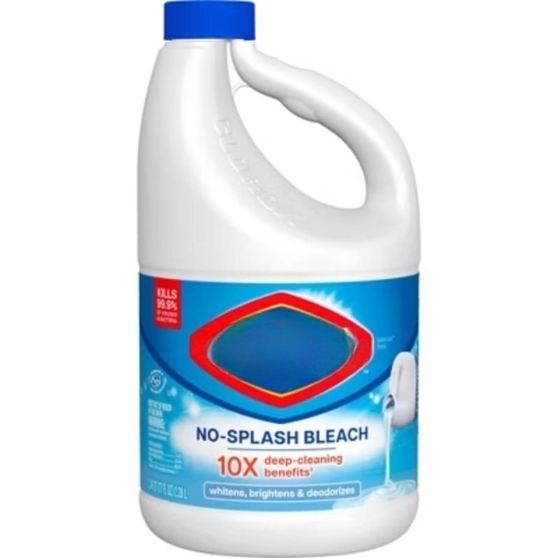 Splash-Less Liquid Bleach - Regular - 77oz - Walmart.com