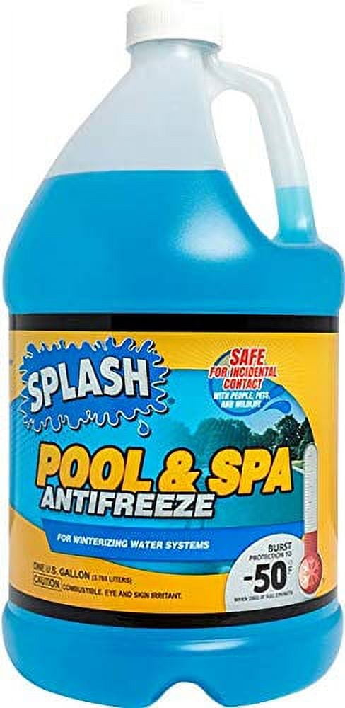 Splash Liquid Winterizing Solution Antifreeze Pool and Spa Chemical ...
