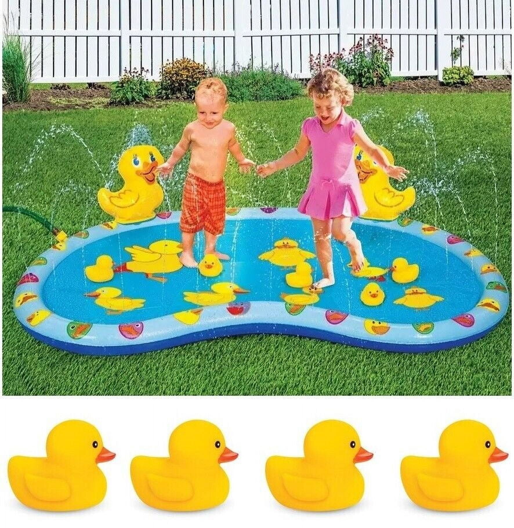 Splash Pad, Sprinkler for Kids and Wading Pool, Shallow Inflatable ...