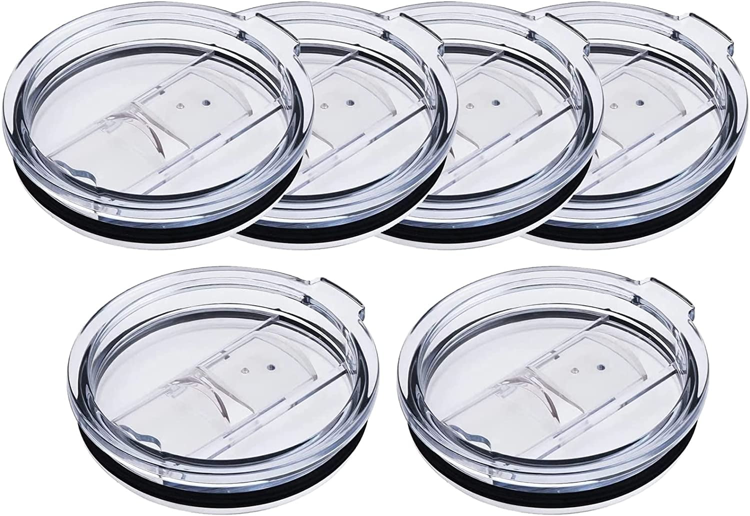 Splash Resistant Tumbler Lids 20 oz 6 Pack,Tumbler Lids Spillproof 20 ...