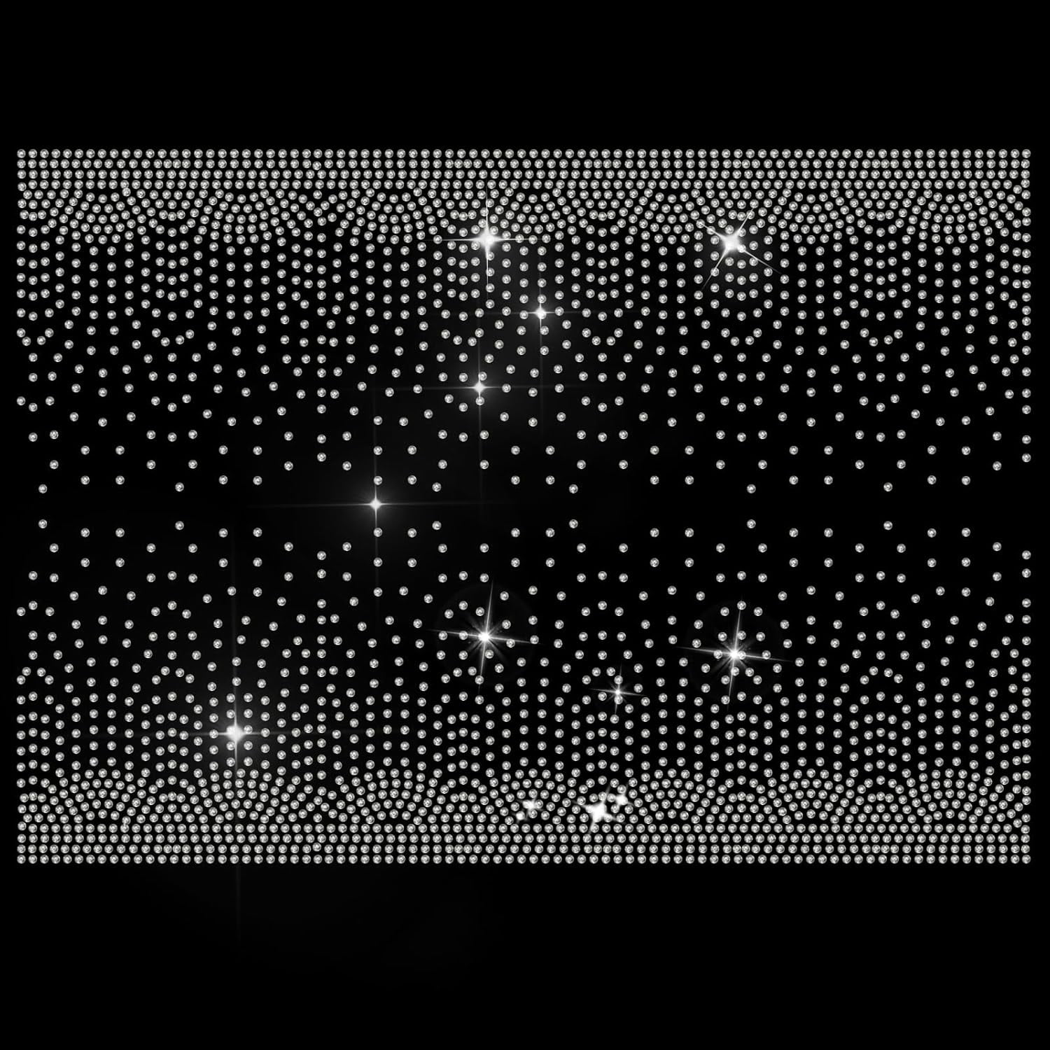 Splash Rhinestone Iron on Hotfix Transfer Decal Glitter Hotfix ...