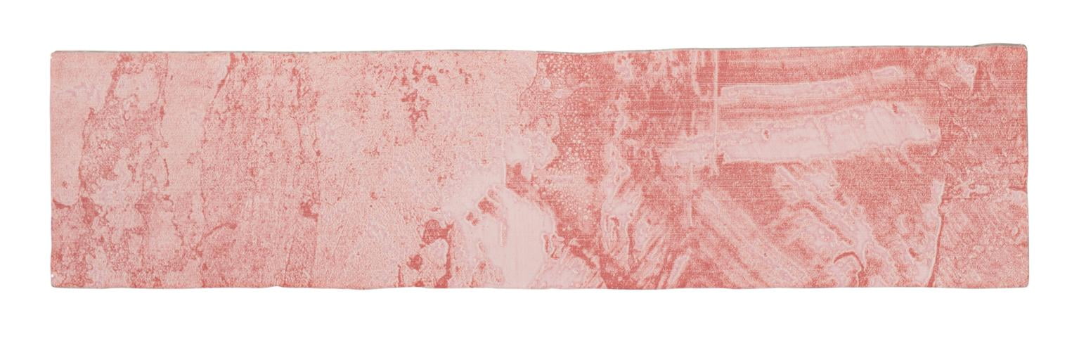 Splash Rose Pink 3-in. x 12-in. Vintage Subway Textured Look Wall Tile ...