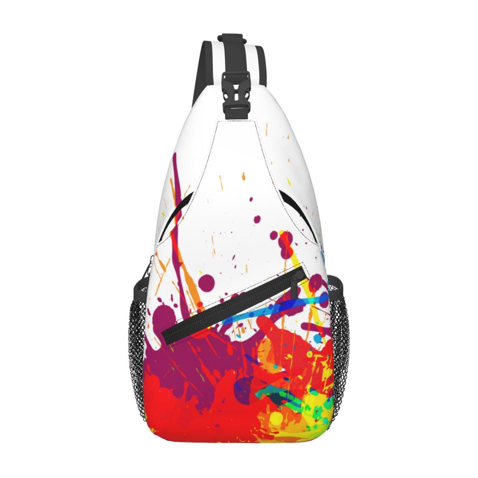 Splash Sling Bag Crossbody Chest Backpack For Women Men Casual ...