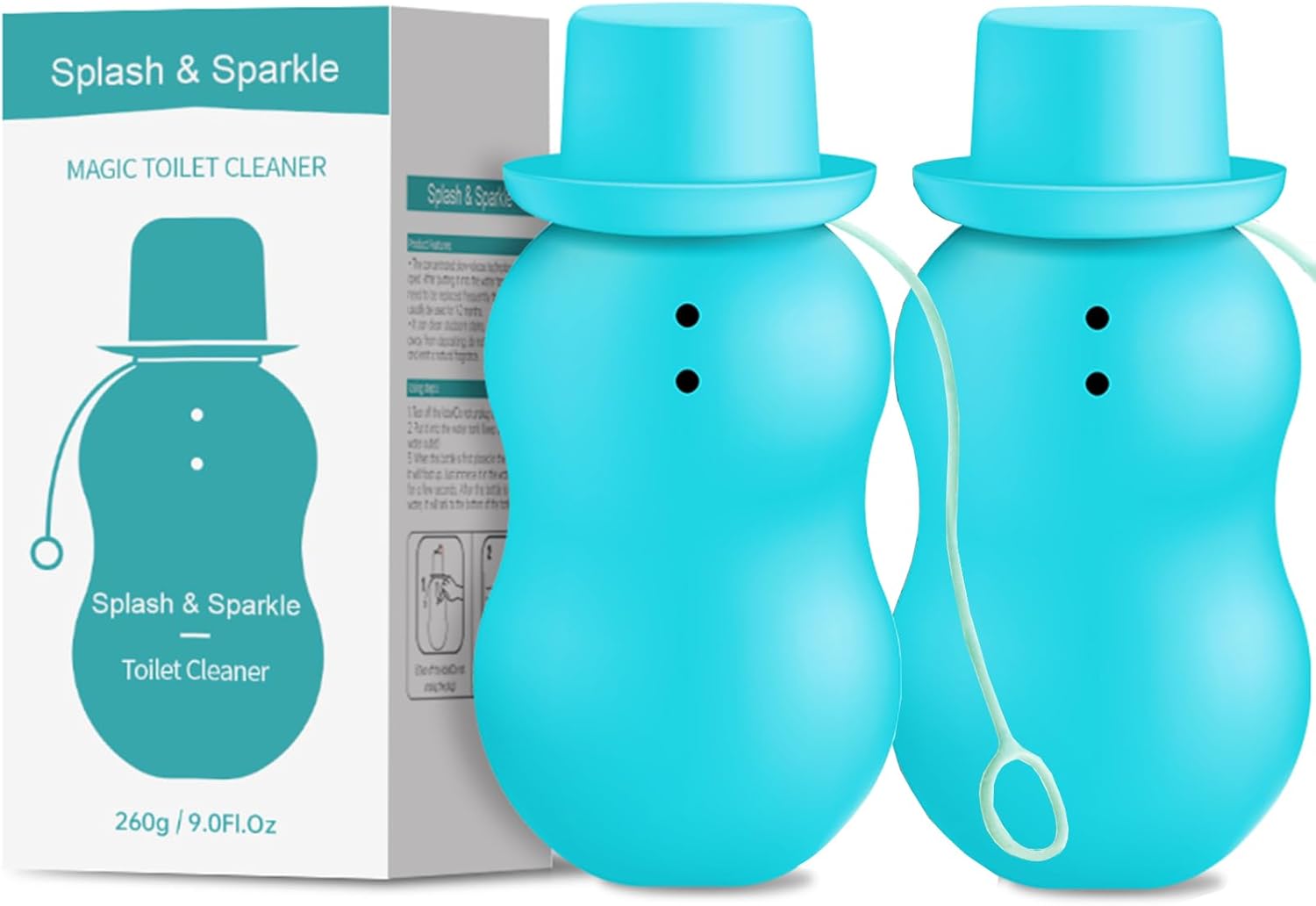 Splash & Sparkle Toilets Cleaner, Krazy Klean Toilet Cleaner, Easy to ...