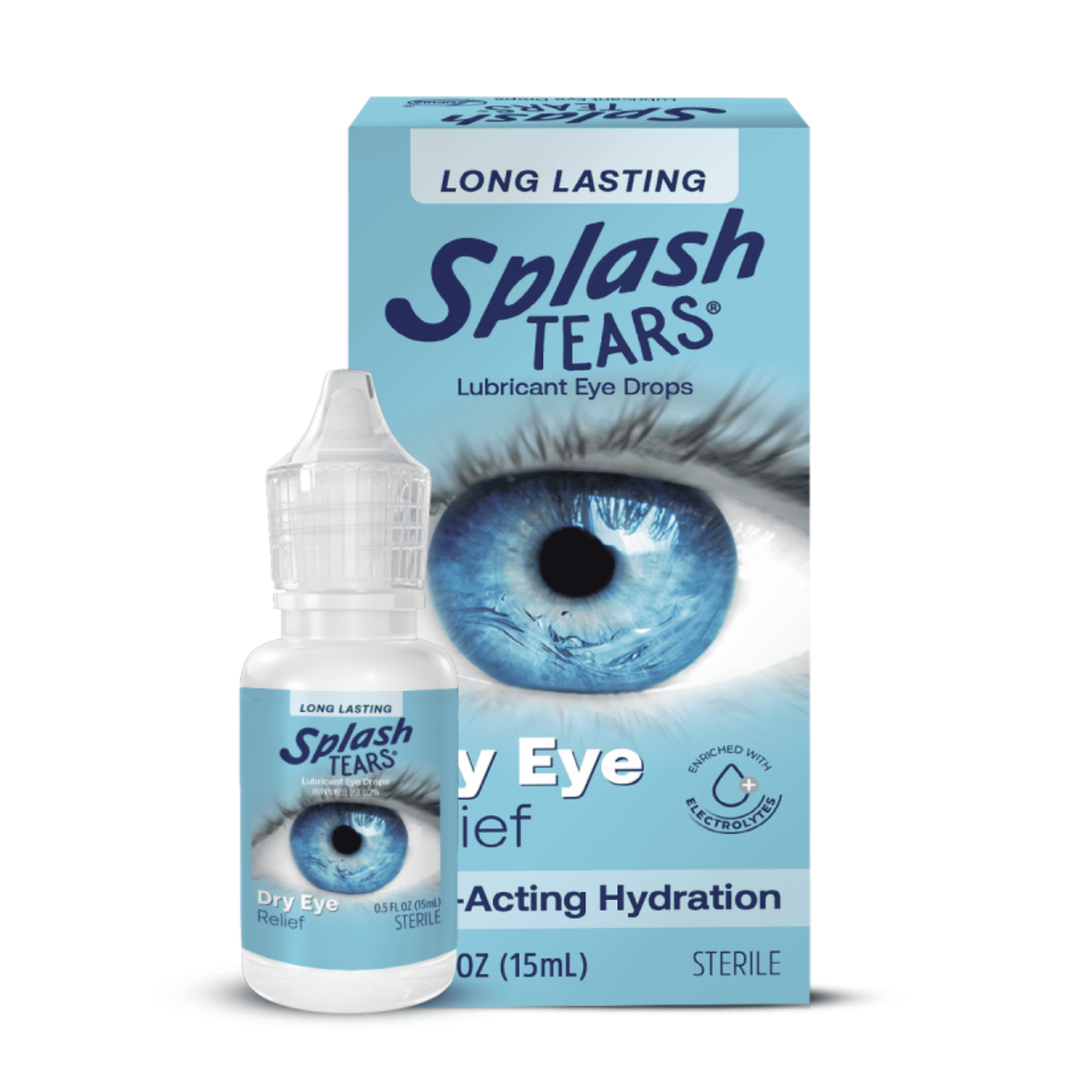 Splash Tears Fast Acting Artificial Tears Moisturizing Eye Drops ...