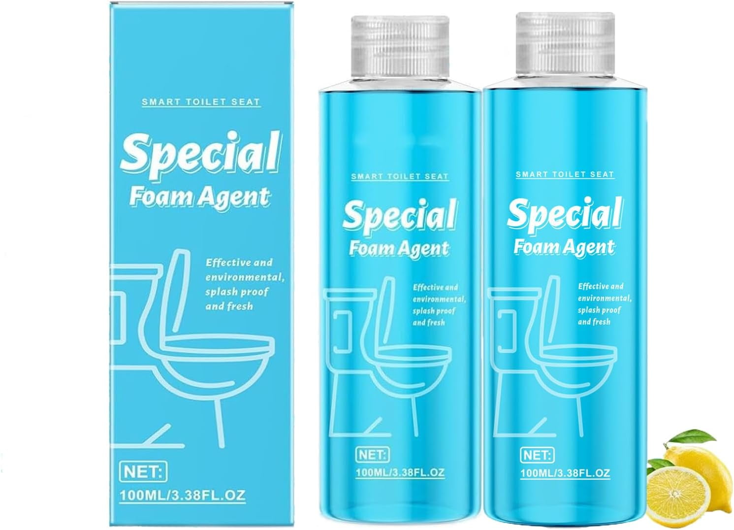 Splash Toilet Cleaner, Foam Shield Smart Toilet Special Foam Agent ...