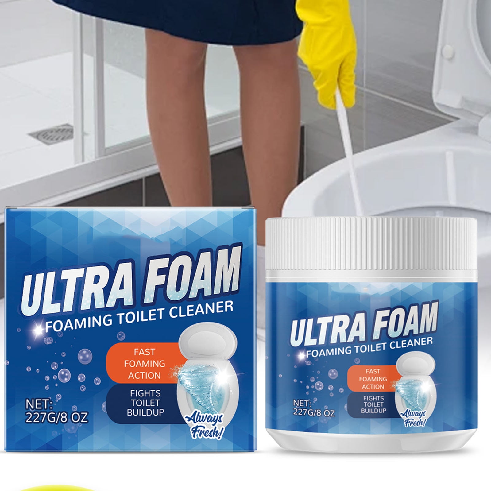 Splash Toilet Cleaner Self Activating Miracle Powder Instant Toilet ...