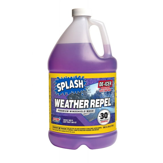 Splash Weather Repel Premium Windshield Washer Fluid -30 Degrees ...