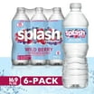 Splash Refresher Lemon Flavored Beverage Water, 16.9 fl oz, 6 Pack ...