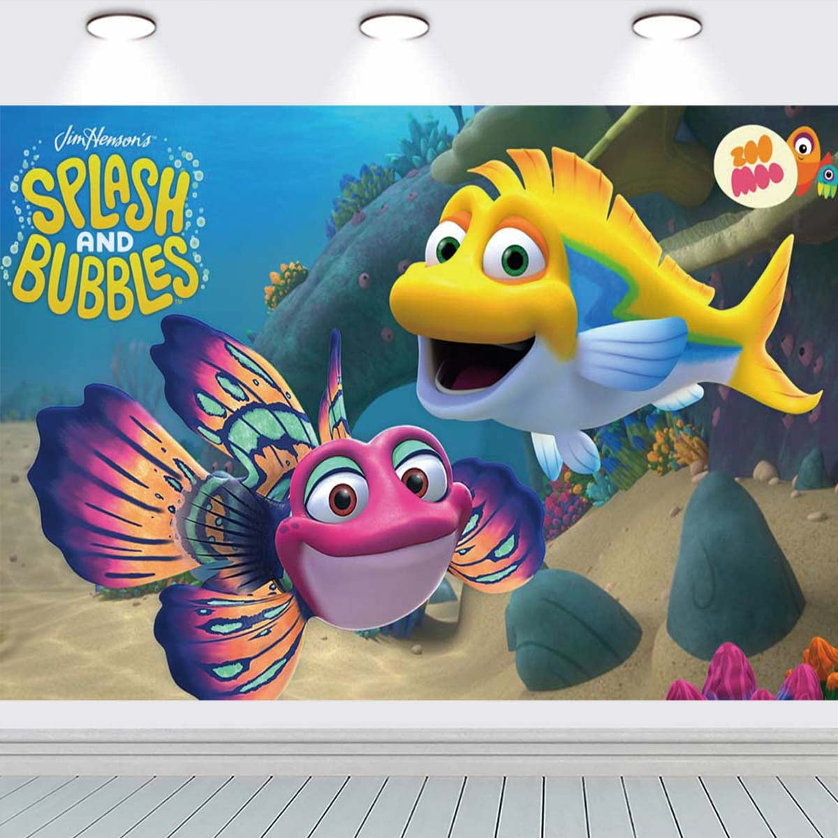 Splash and Bubbles school Taspestry Wall Decor Background Backdrop ...