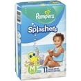 Splashers Swim Diapers Disposable Swim Pants, Medium 20-33 lb, 11 Count ...