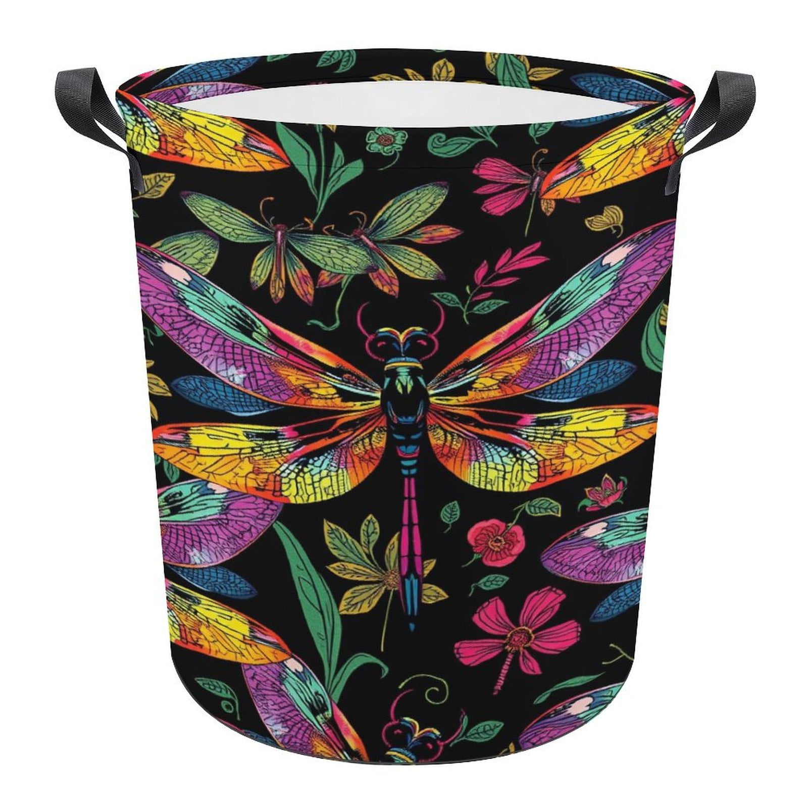Splashing Ink Dragonfly Laundry Basket Foldable Large Clothes Storage Bin Baby Hamper - Walmart.com