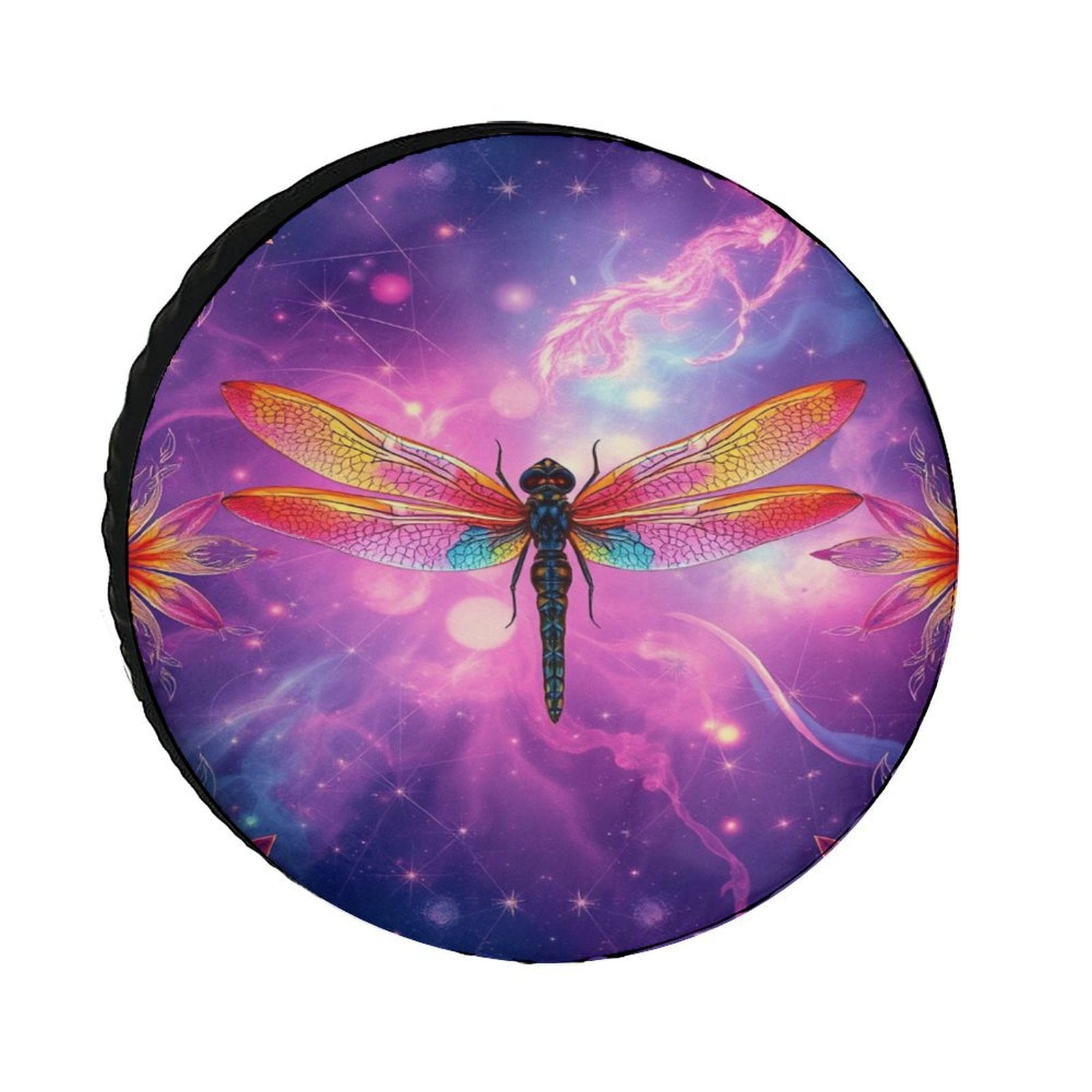 Splashing Ink Dragonfly Spare Tire Cover Weatherproof Wheel Camper ...