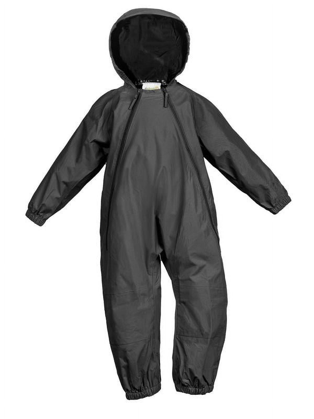 Splashy Children's Waterproof One Piece Rain Suit, Black, 4T ...