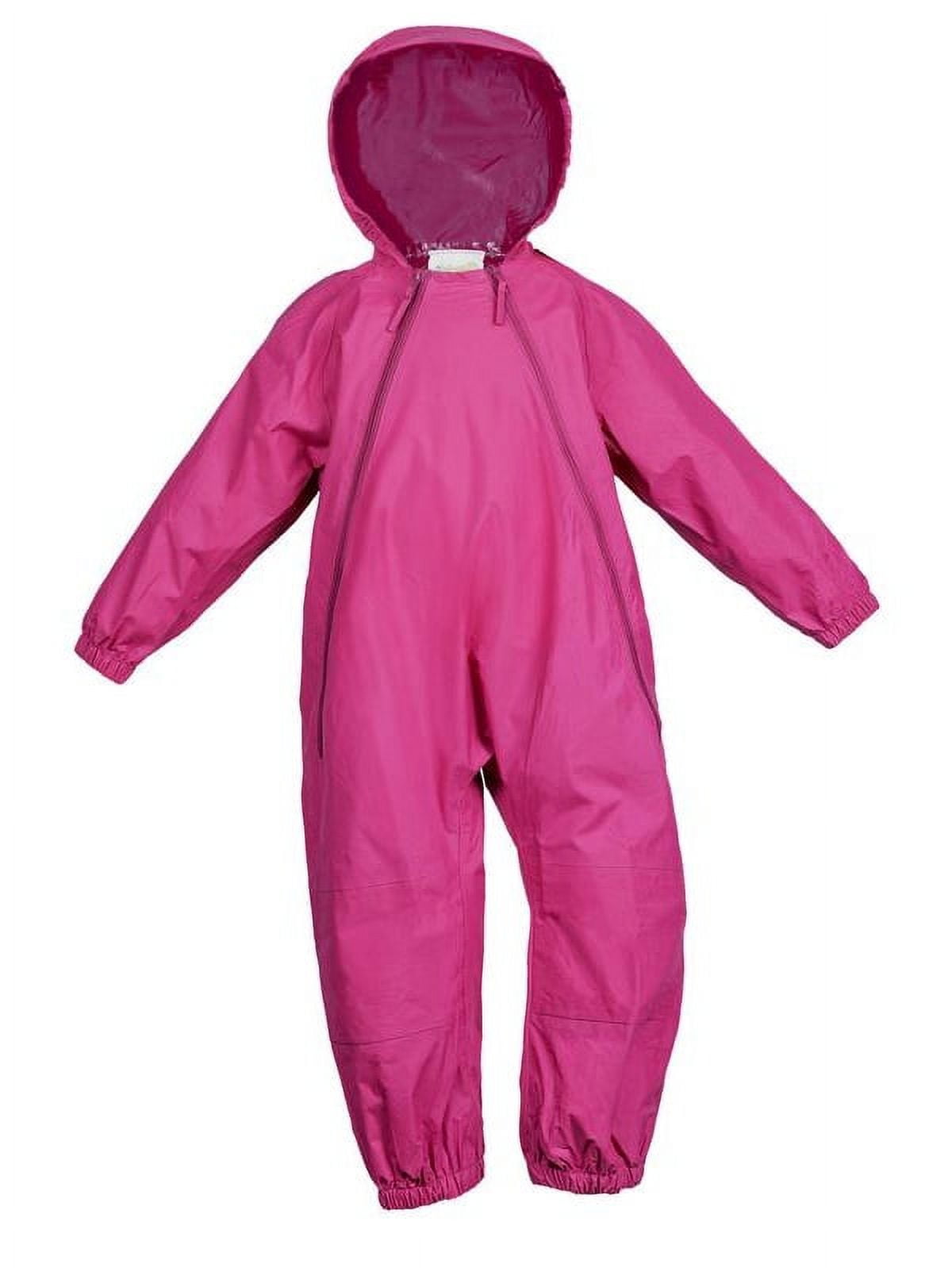 Splashy Children's One Piece Rain Suit and Mud Suit (Hot Pink, 4T ...