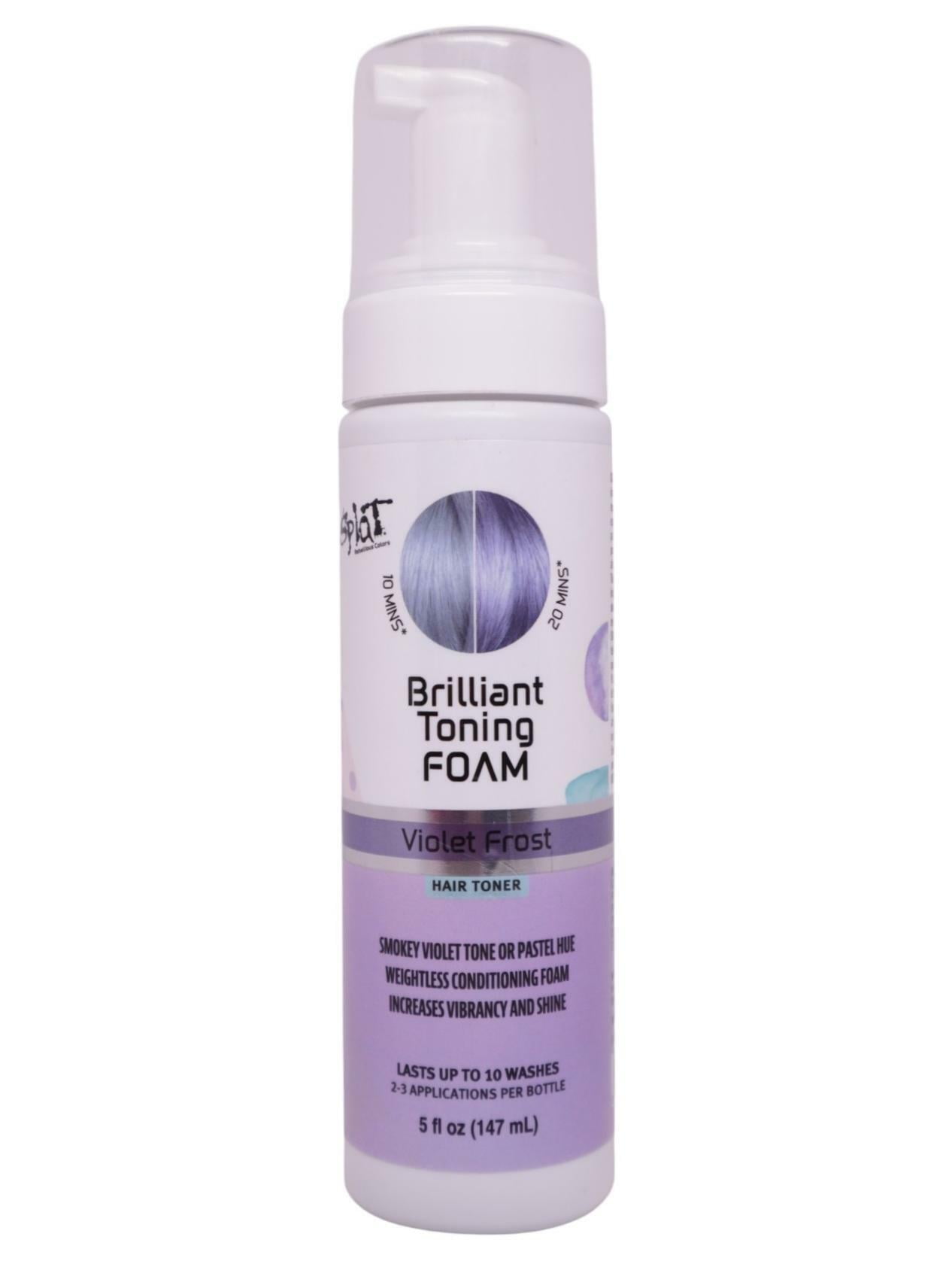 Splat Violet Frost Conditioning Toning Foam - Neutralizes Brassiness ...