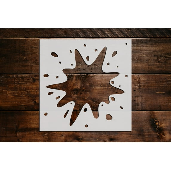 Splat Design Stencil - Art and Wall Stencil (20"x20") - Walmart.com