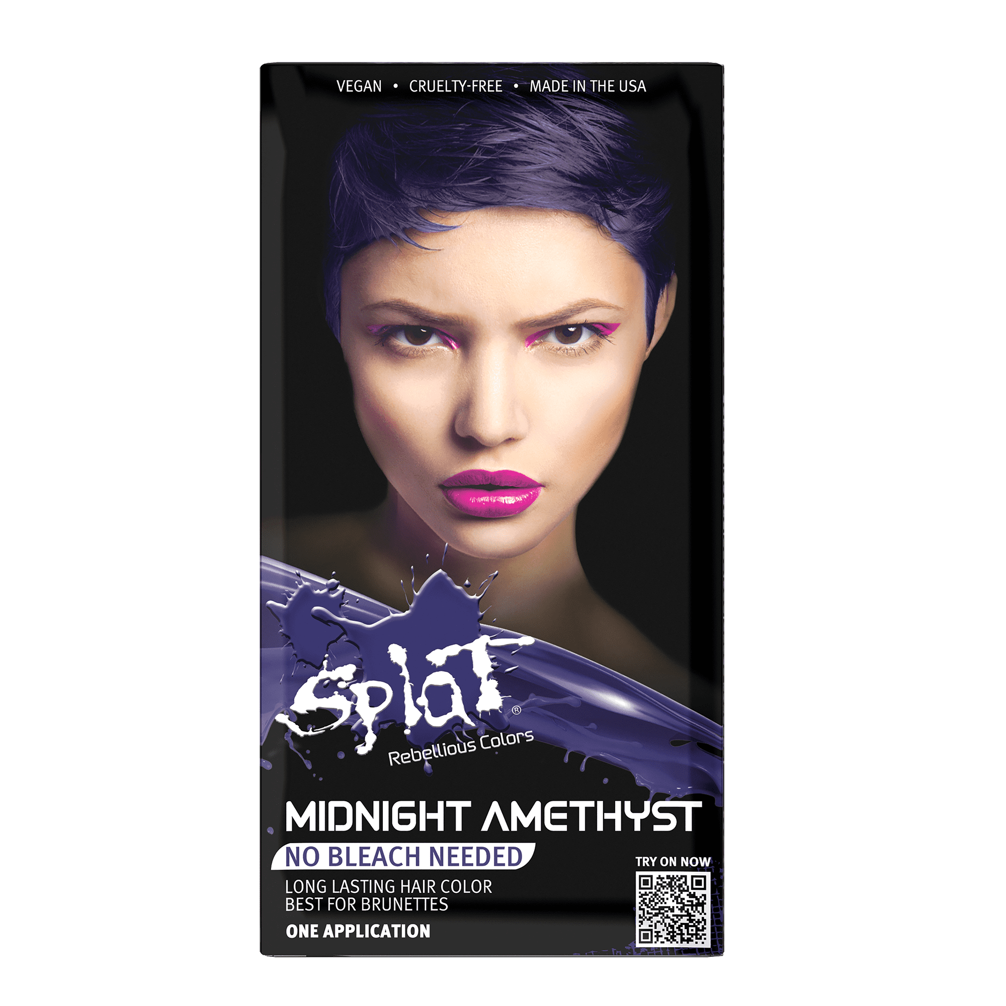 Splat Midnight Amethyst Hair Dye, Semi-Permanent Purple Color - Walmart.com