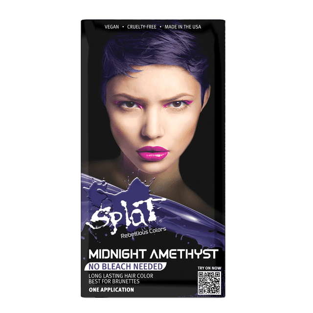 Splat Midnight Amethyst Hair Dye, Semi-Permanent Purple Color - Walmart.com