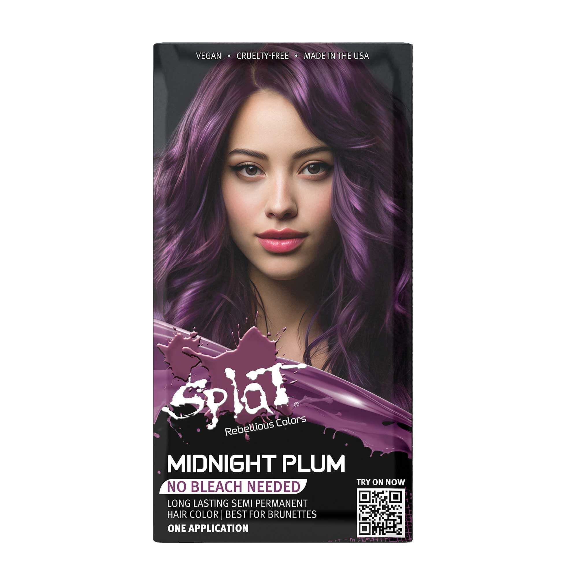 Splat | Midnight Complete Kit | Hair Dye | Semi-Permanent | Long ...