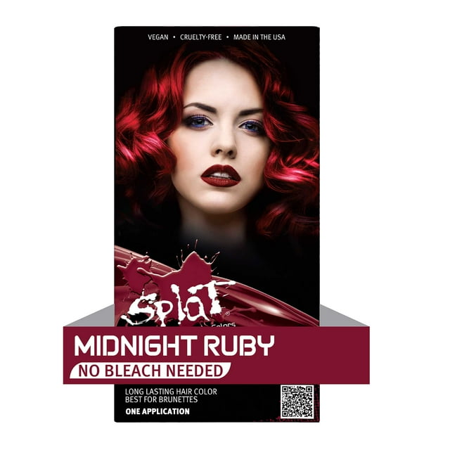 Splat Midnight Complete Kit, Semi-Permanent Hair Dye without Bleach ...